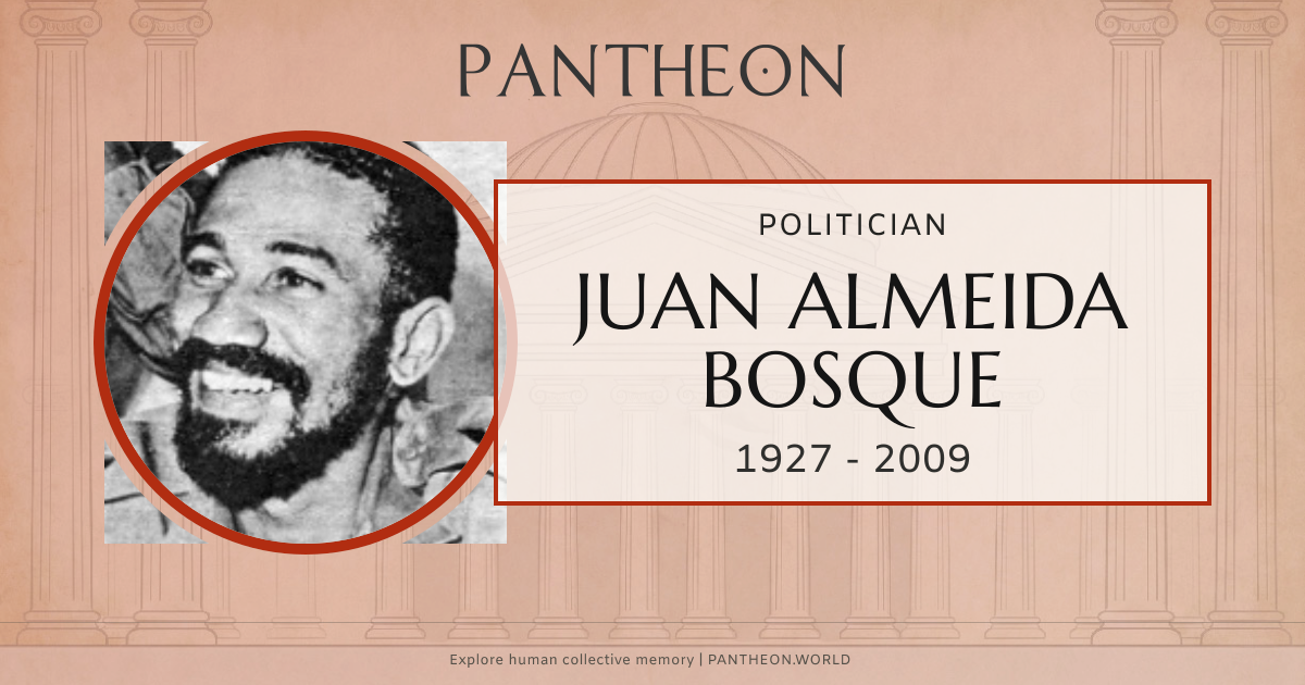 Juan Almeida Bosque Biography | Pantheon