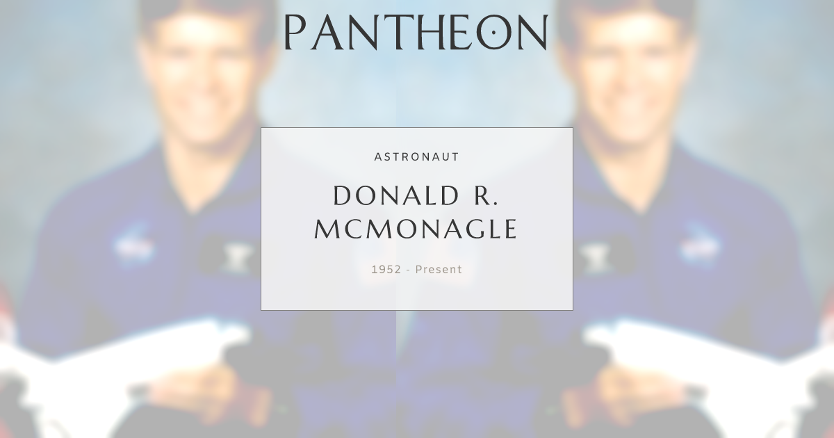 Donald R. McMonagle Biography | Pantheon