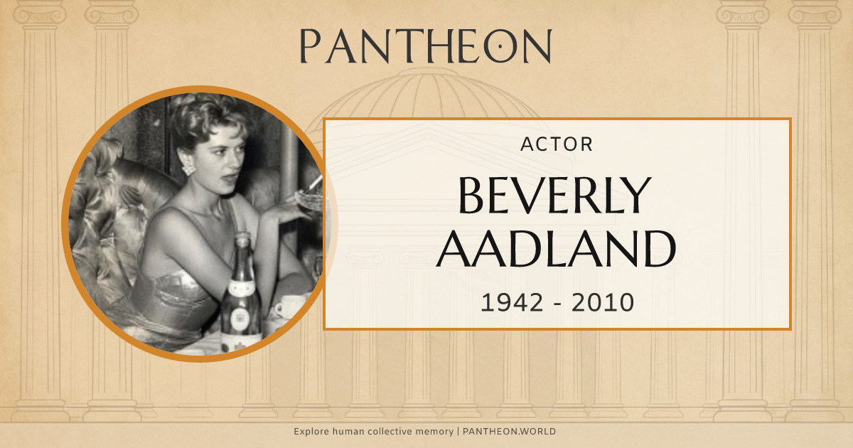 Beverly Aadland Biography | Pantheon
