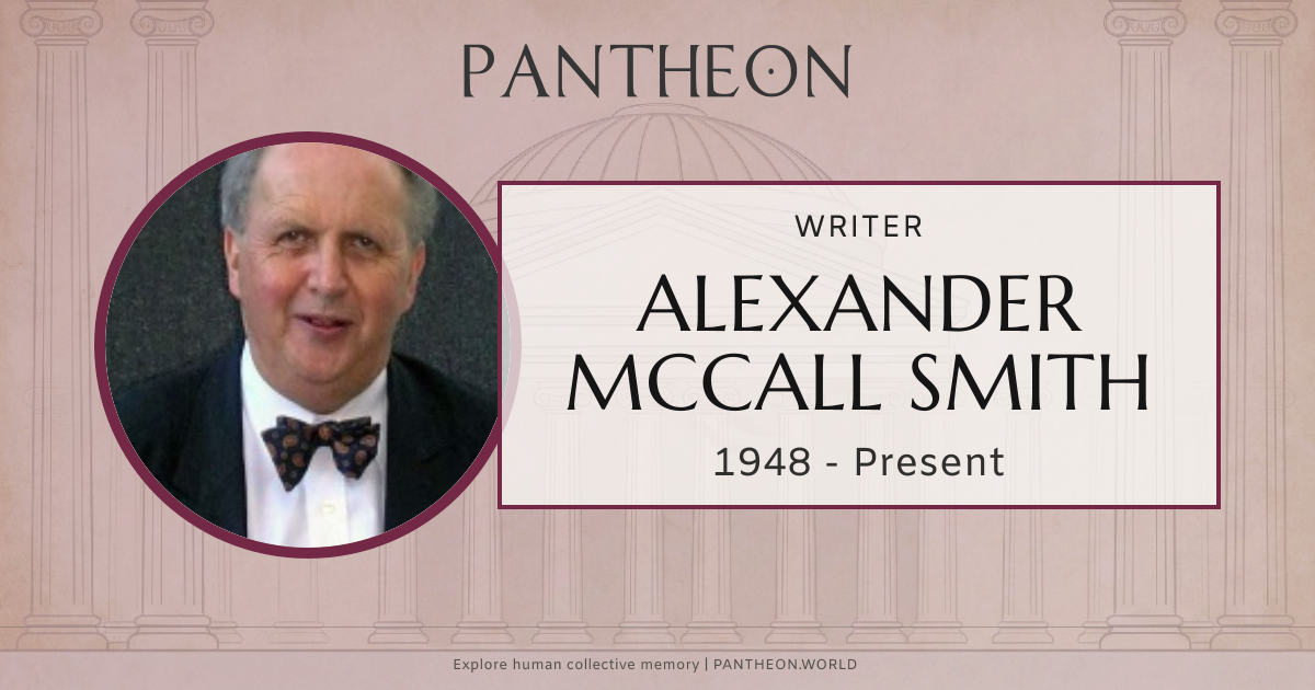 Alexander McCall Smith Biography | Pantheon