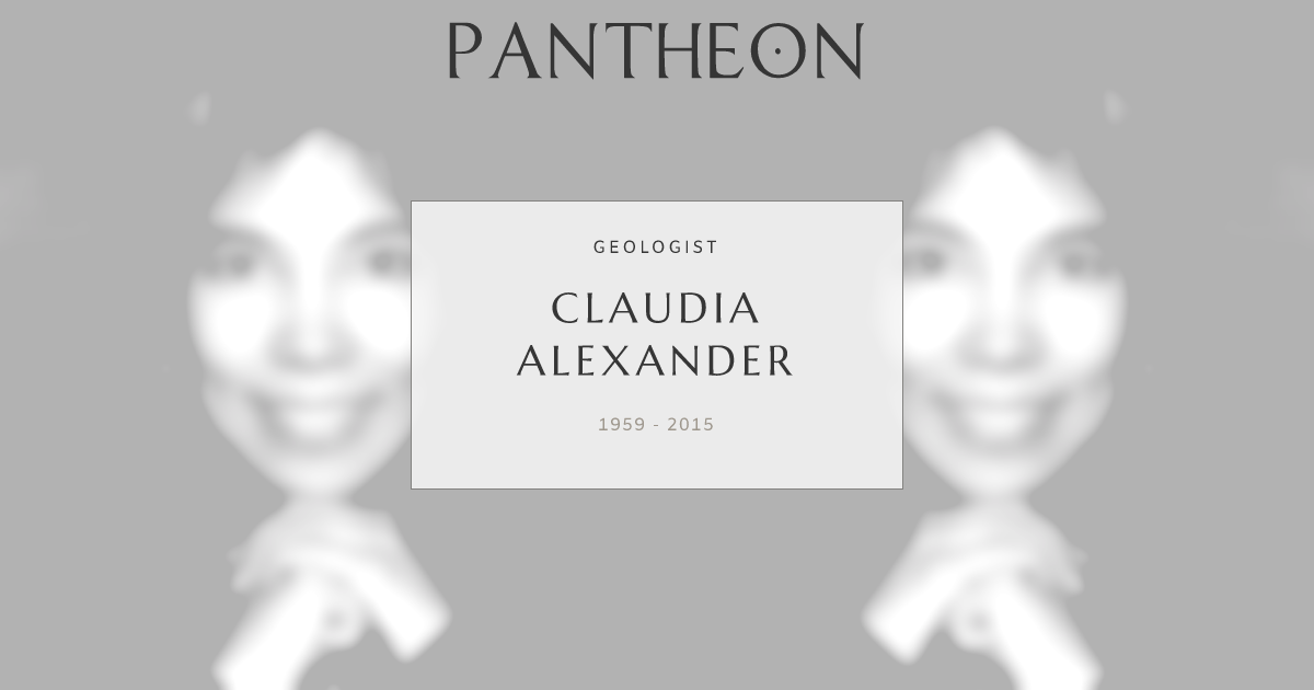 Claudia Alexander Biography | Pantheon