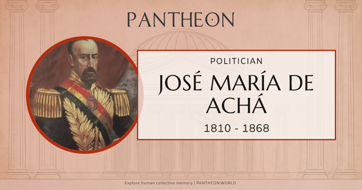 José María de Achá Biography | Pantheon