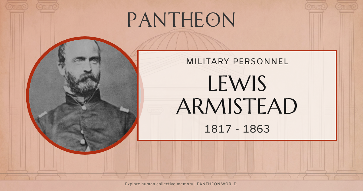 Lewis Armistead Biography | Pantheon