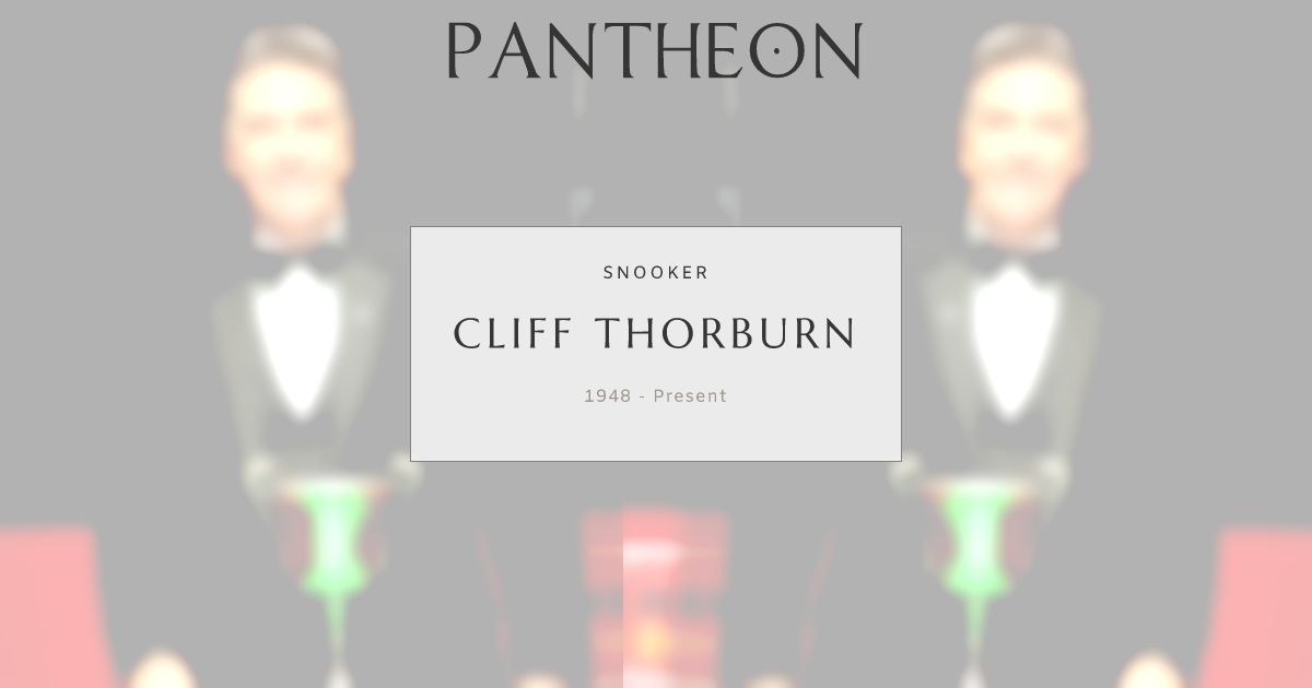 Cliff Thorburn Biography | Pantheon