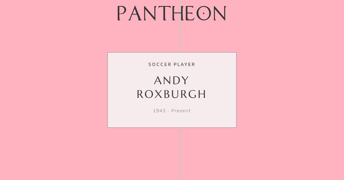 Andy Roxburgh Biography | Pantheon