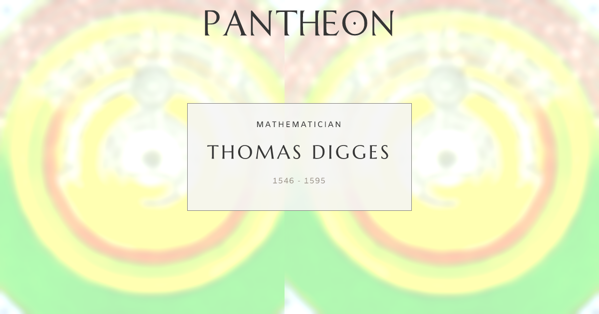 Thomas Digges Biography | Pantheon