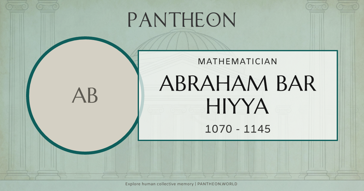 Abraham bar Hiyya Biography | Pantheon