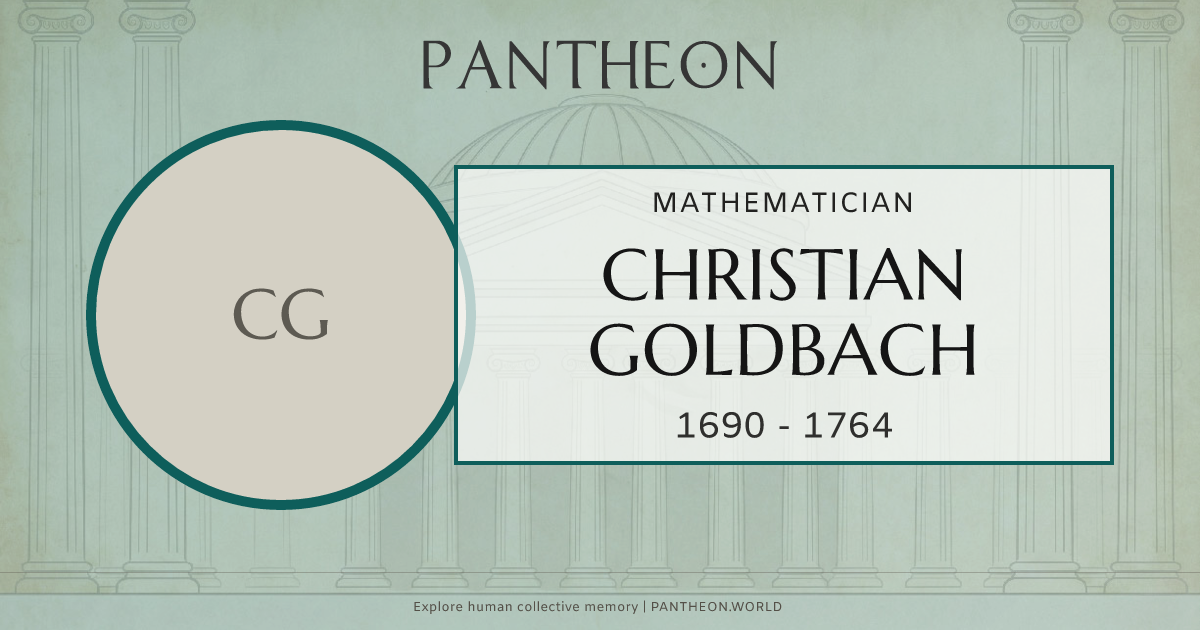 Christian Goldbach Biography | Pantheon