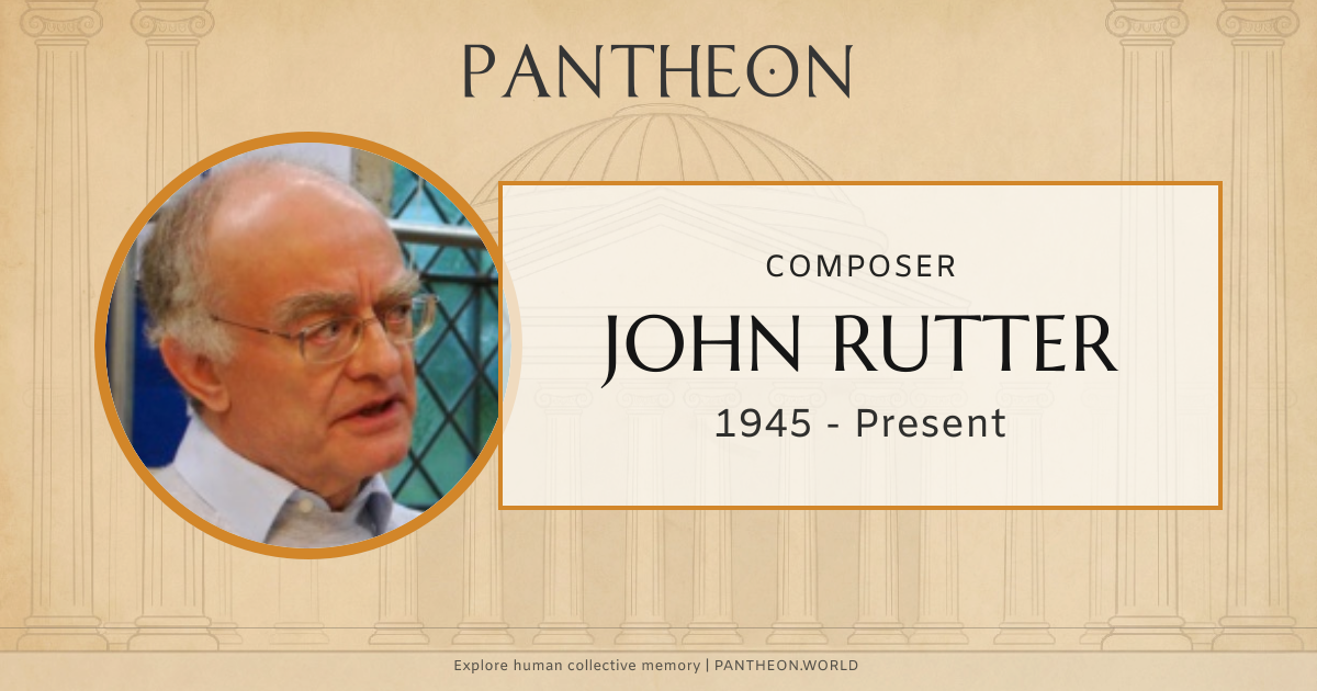John Rutter Biography | Pantheon
