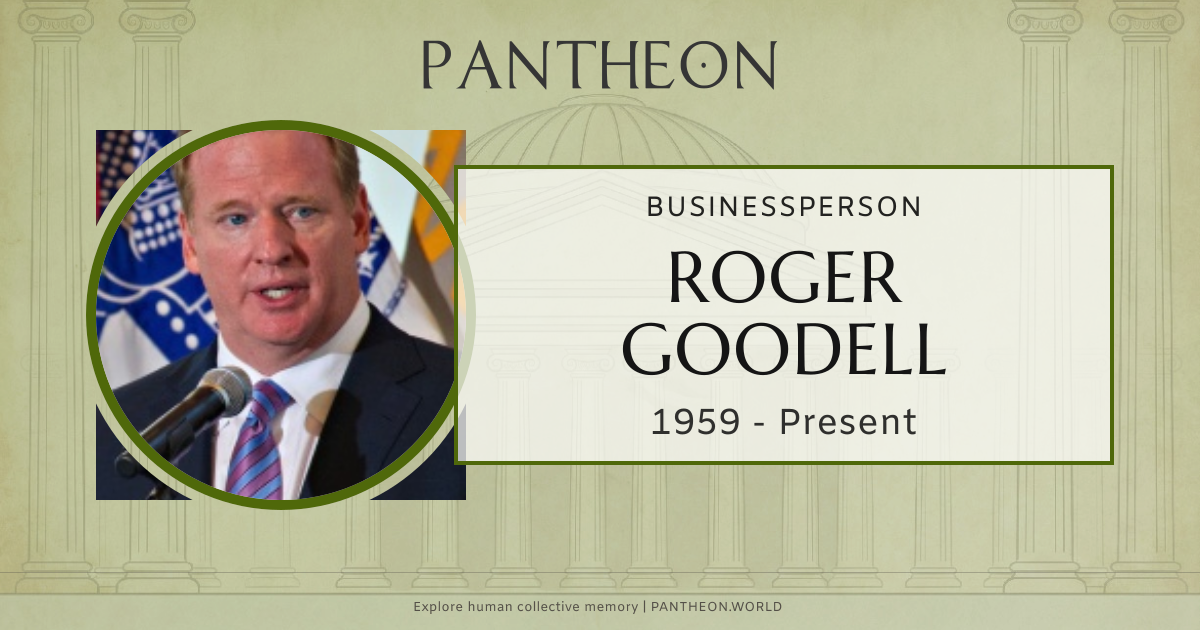 Roger Goodell Biography | Pantheon
