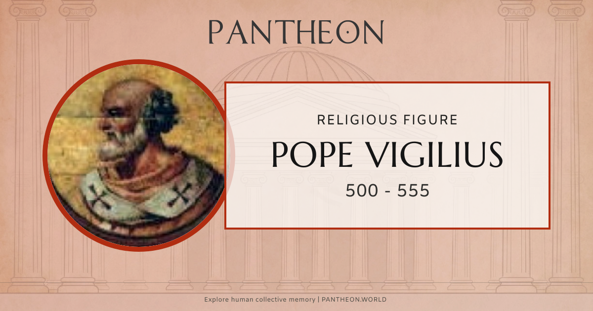 Pope Vigilius Biography | Pantheon