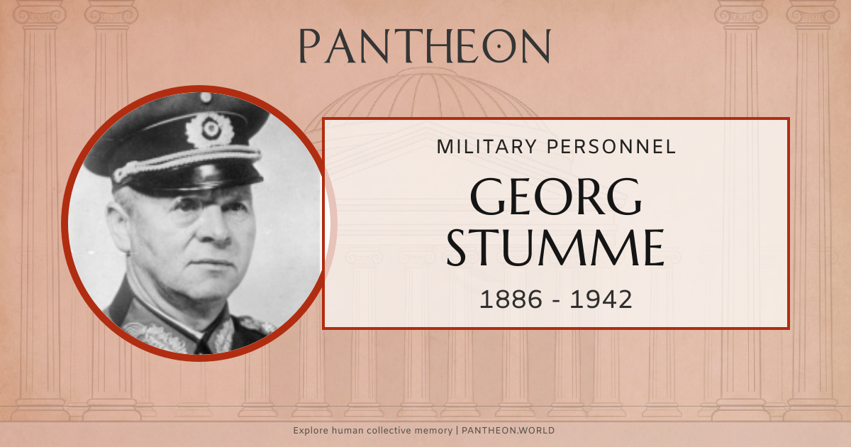 Georg Stumme Biography | Pantheon