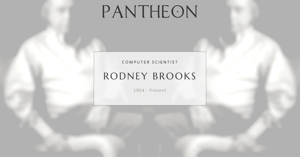 Rodney Brooks Biography | Pantheon