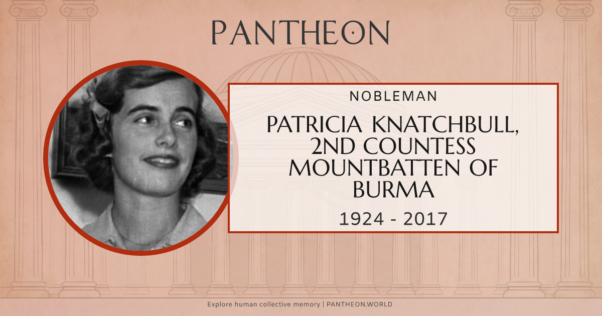 Patricia Knatchbull, 2nd Countess Mountbatten of Burma Biography | Pantheon