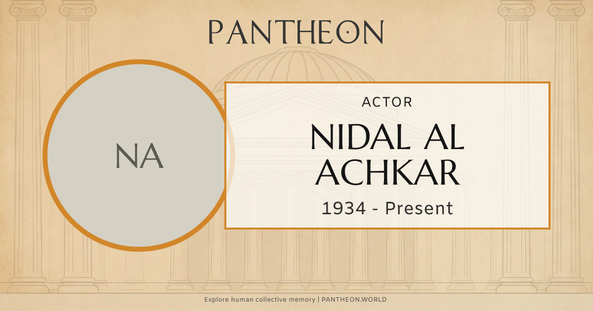 Nidal Al Achkar Biography | Pantheon