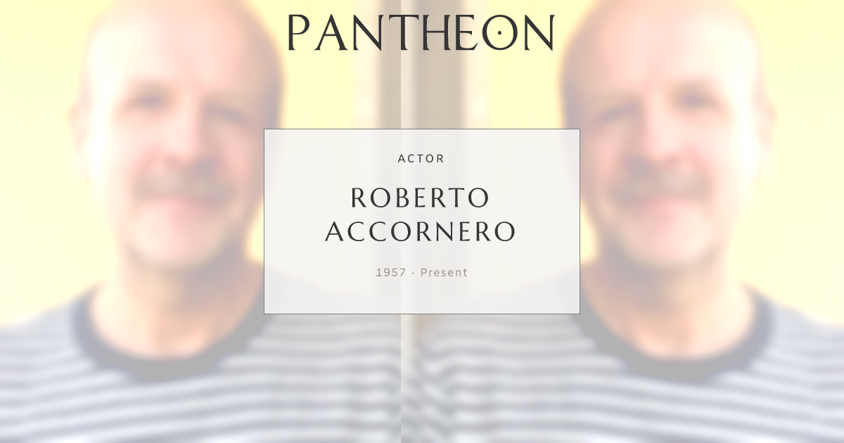 Roberto Accornero Biography | Pantheon