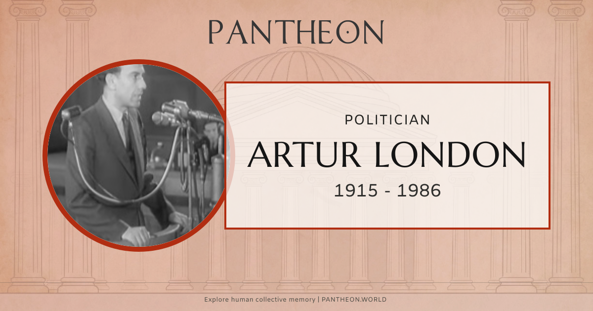 Artur London Biography | Pantheon
