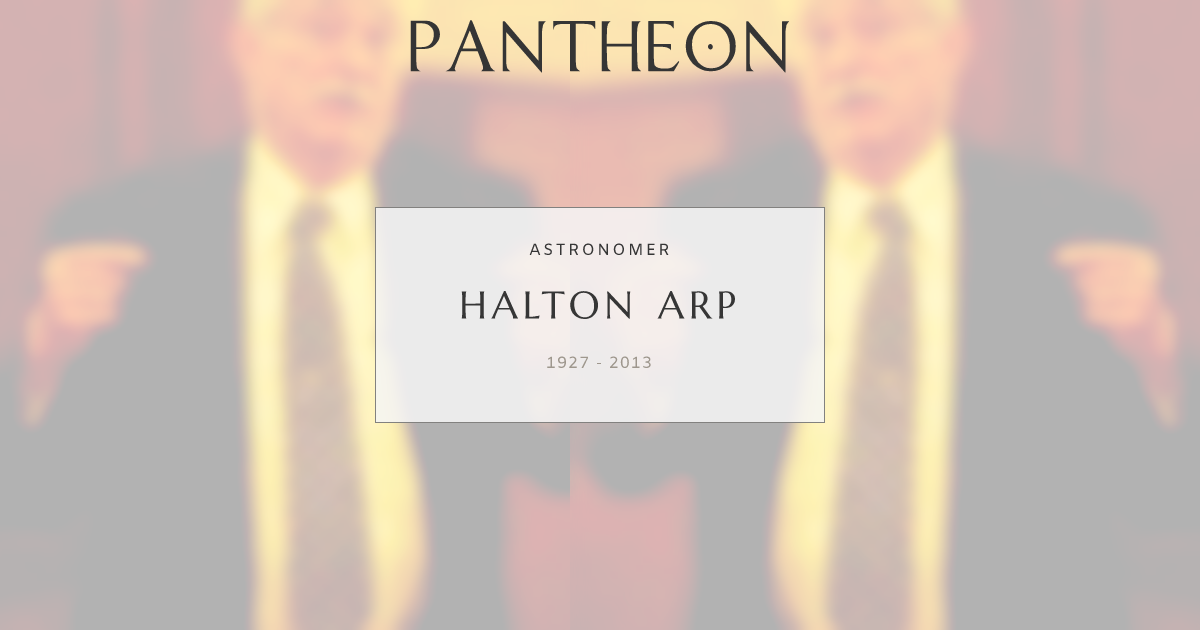 Halton Arp Biography | Pantheon