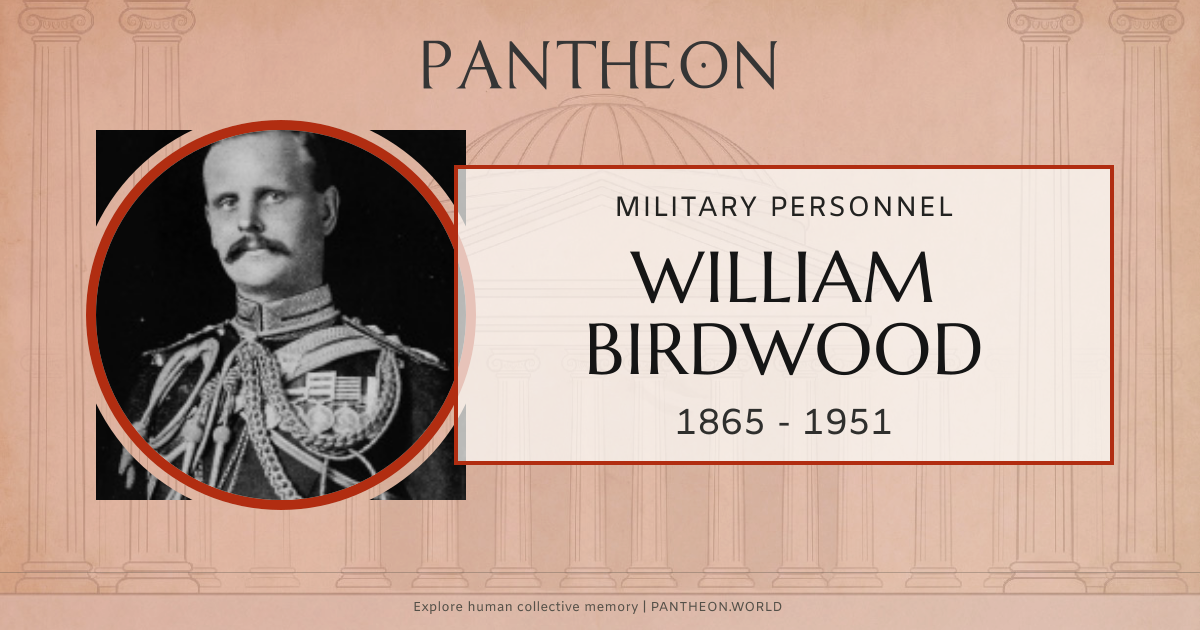 William Birdwood Biography | Pantheon