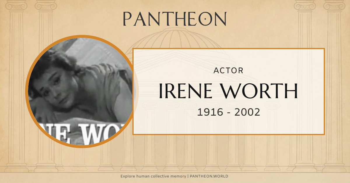 Irene Worth Biography | Pantheon