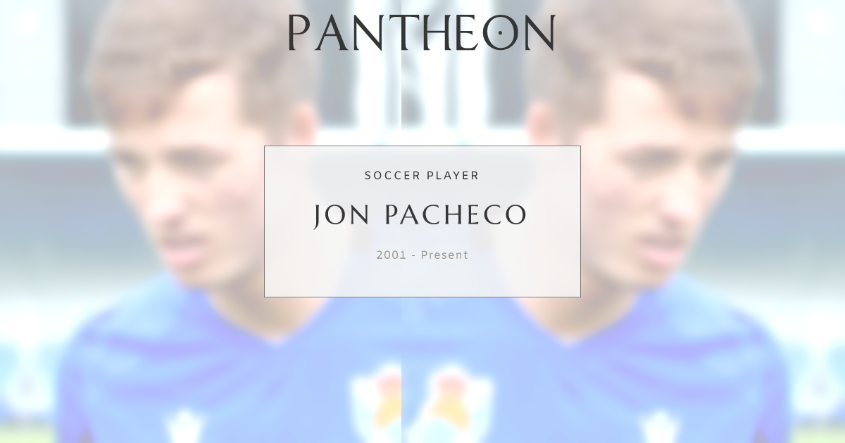 Jon Pacheco Biography | Pantheon