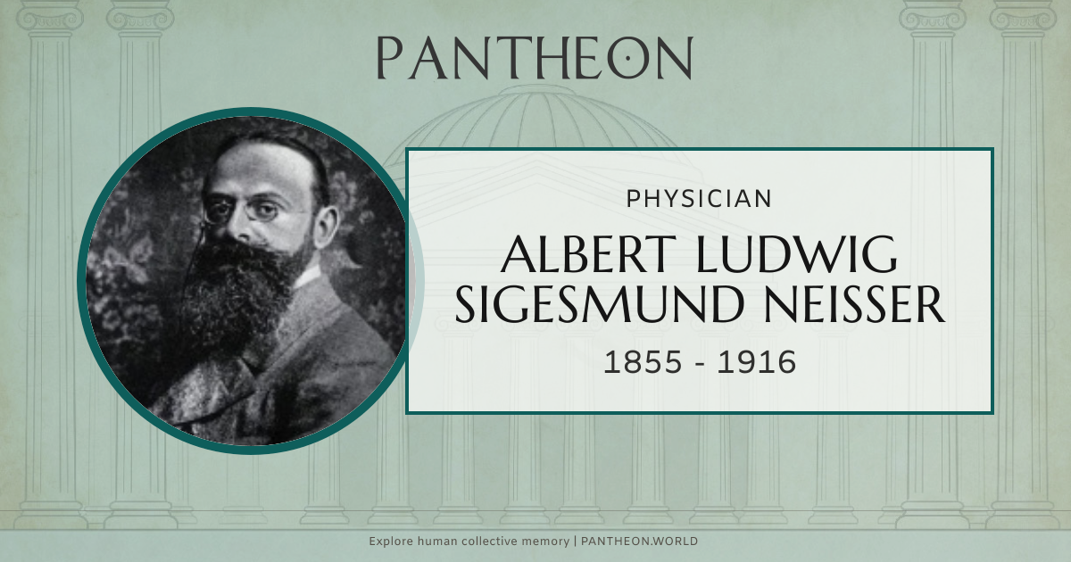Albert Ludwig Sigesmund Neisser Biography | Pantheon