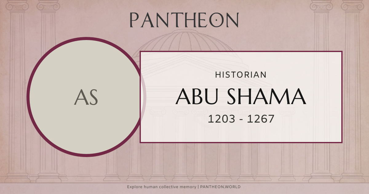 Abu Shama Biography | Pantheon