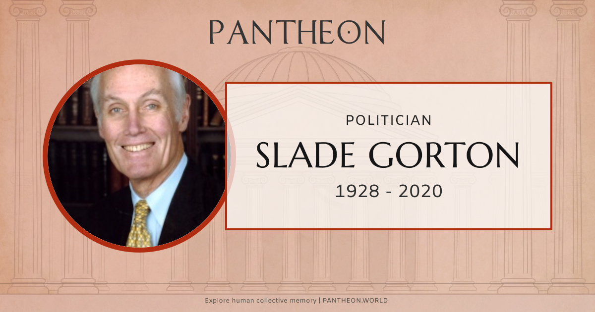 Slade Gorton Biography | Pantheon