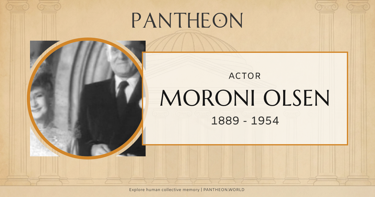 Moroni Olsen Biography | Pantheon