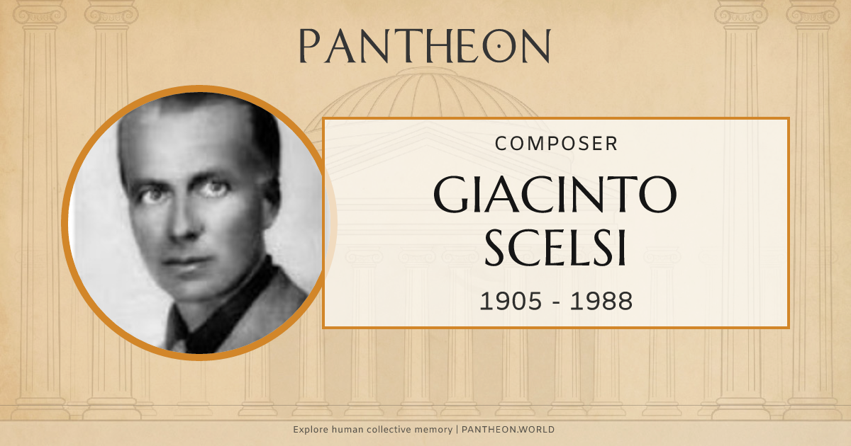 Giacinto Scelsi Biography | Pantheon