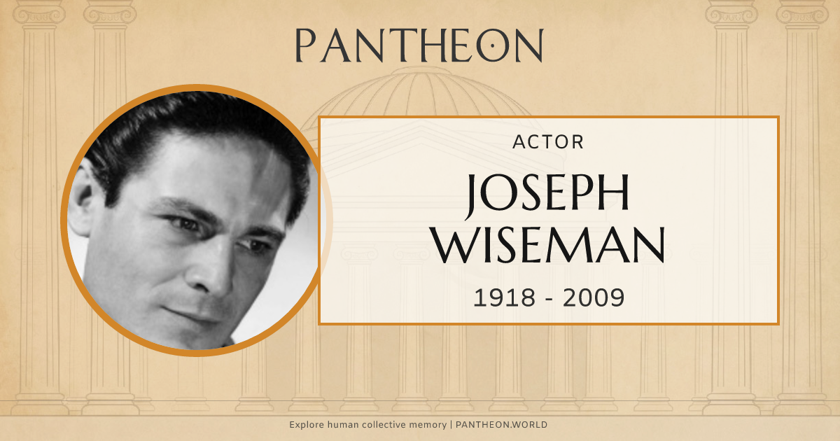 Joseph Wiseman Biography | Pantheon