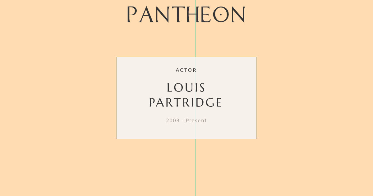 Louis Partridge Biography | Pantheon