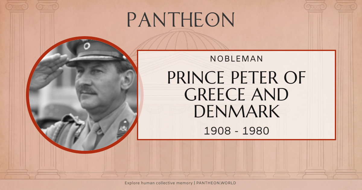 Prince Peter of Greece and Denmark Biography | Pantheon