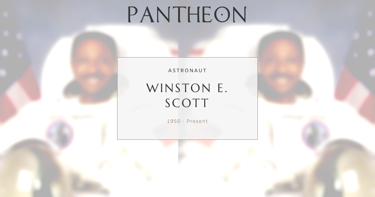 Winston E. Scott Biography | Pantheon