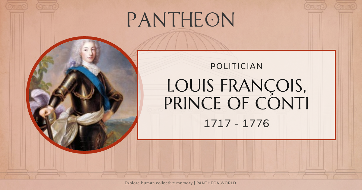 Louis François, Prince of Conti Biography | Pantheon