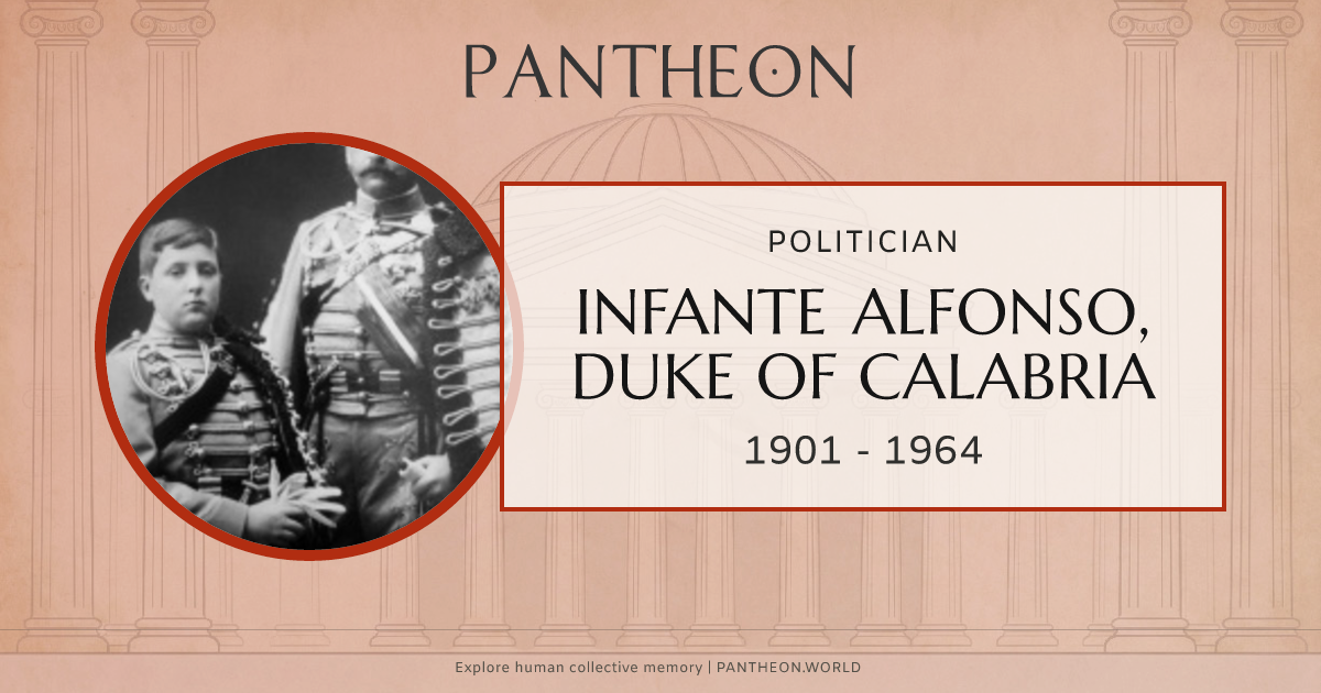 Infante Alfonso, Duke of Calabria Biography | Pantheon