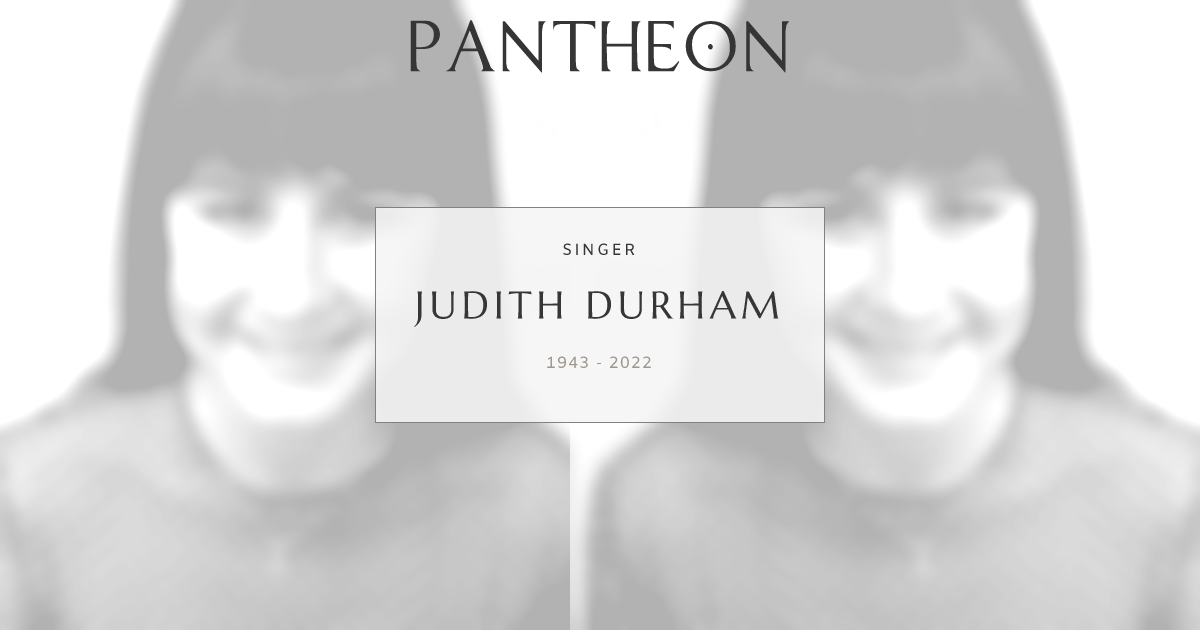 Judith Durham Biography | Pantheon