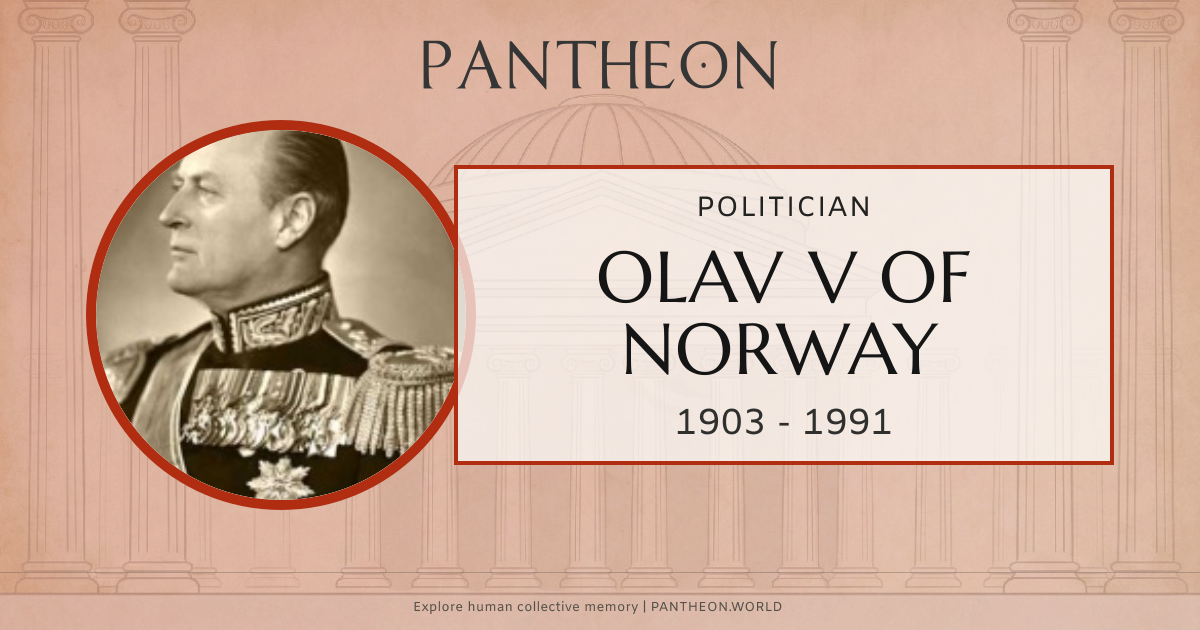 Olav V of Norway Biography | Pantheon