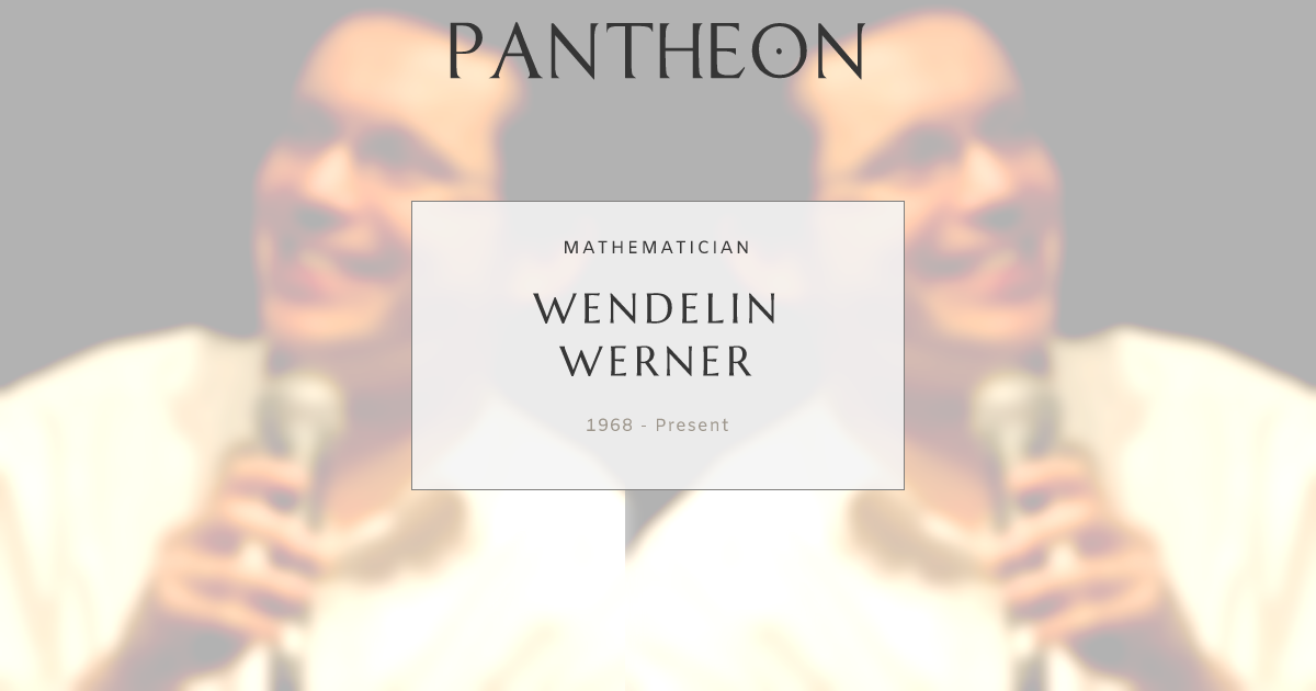 Wendelin Werner Biography | Pantheon