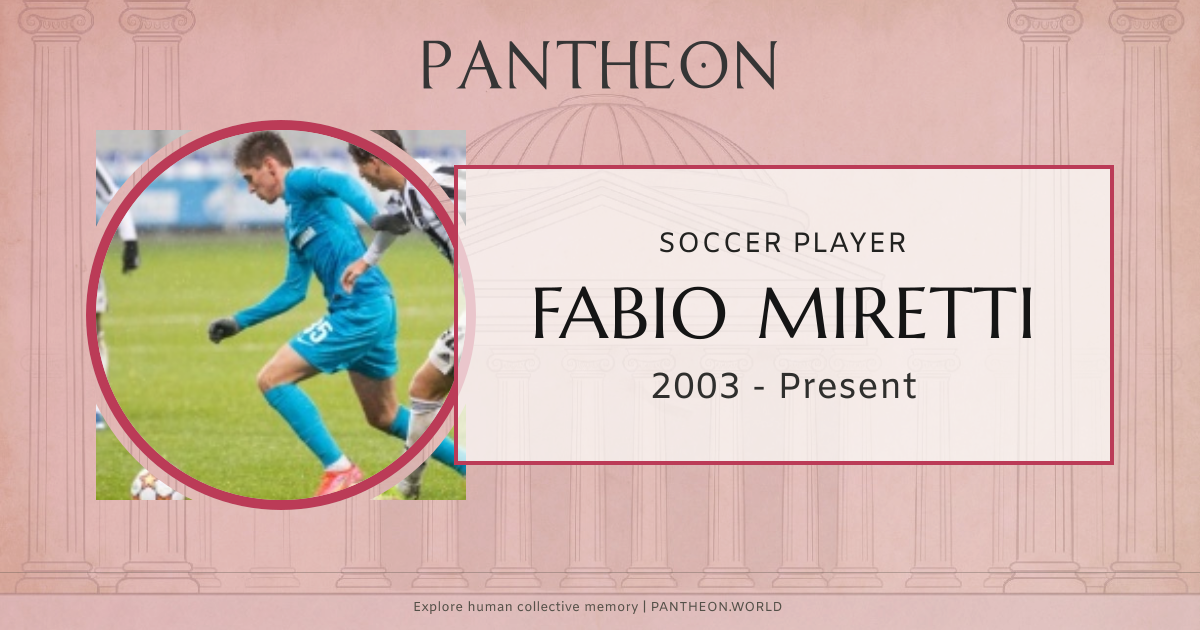 Fabio Miretti Biography | Pantheon