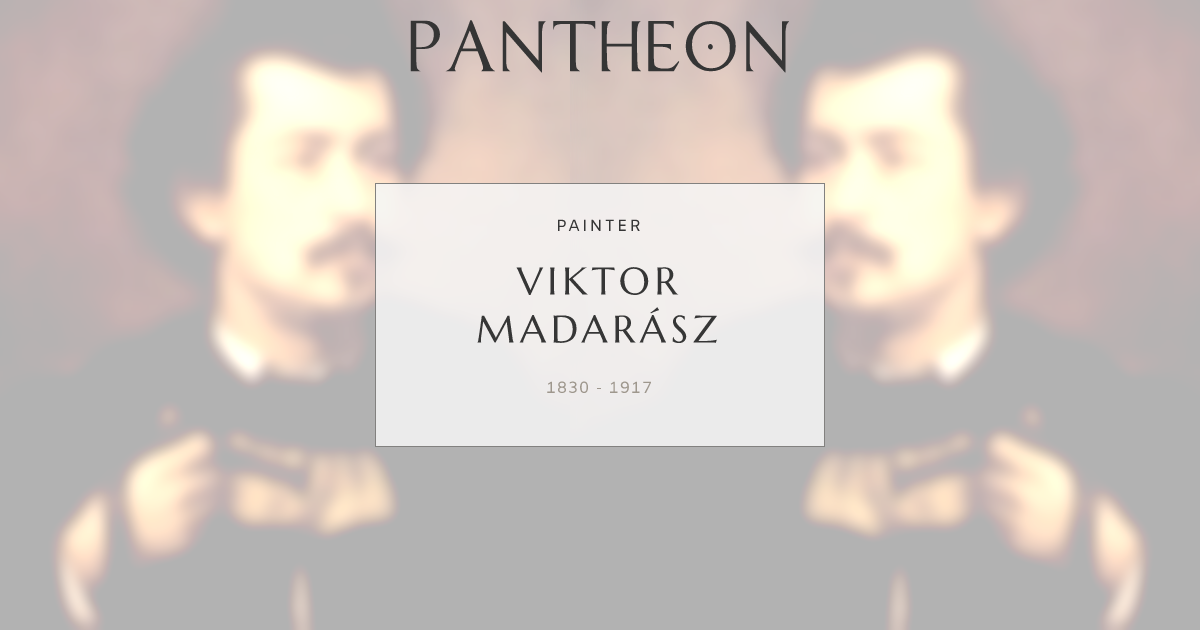 Viktor Madarász Biography | Pantheon