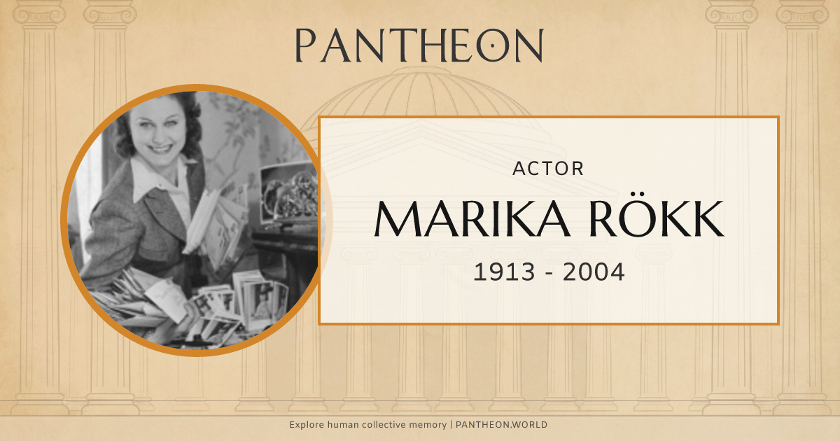 Marika Rökk Biography | Pantheon