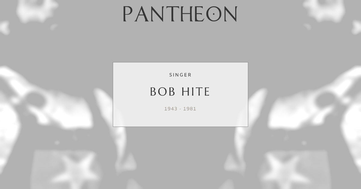 Bob Hite Biography | Pantheon