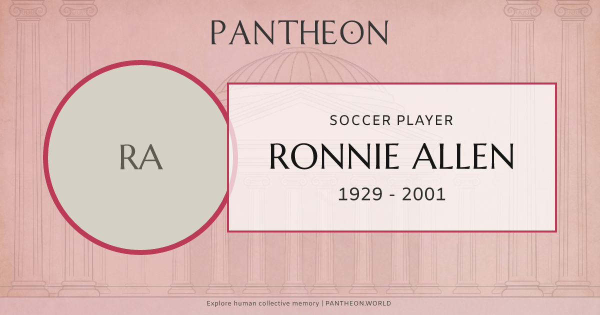 Ronnie Allen Biography | Pantheon