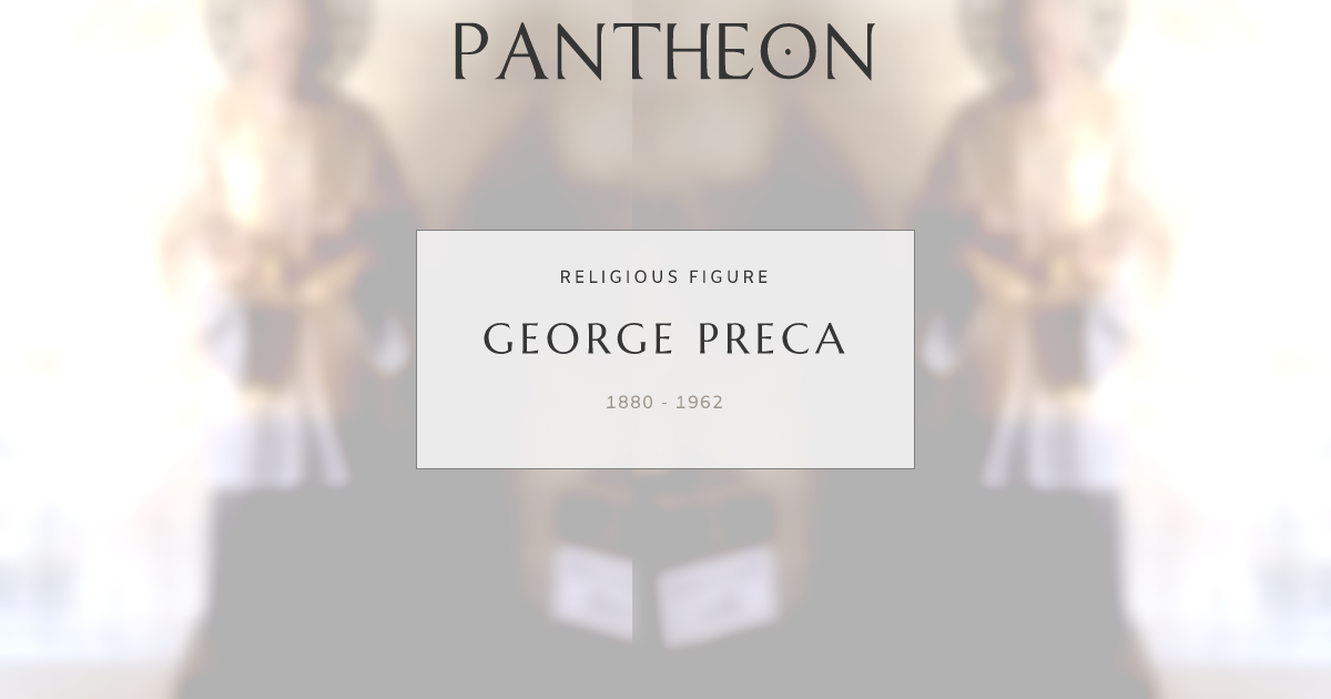 George Preca Biography | Pantheon