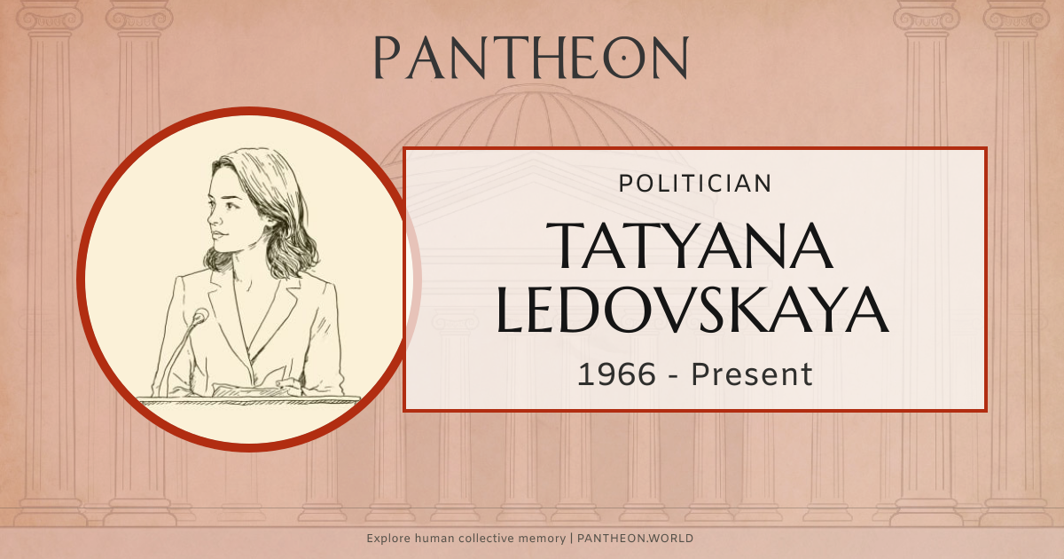 Tatyana Ledovskaya Biography | Pantheon