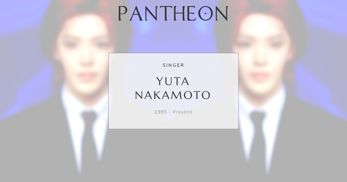 Yuta Nakamoto Biography | Pantheon