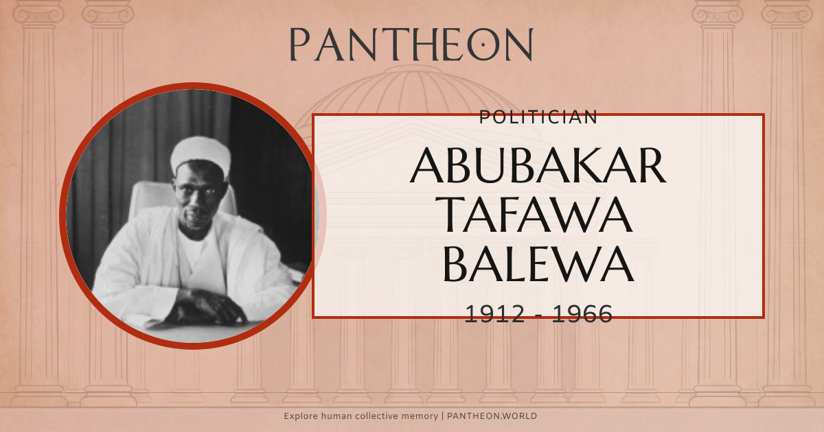 Abubakar Tafawa Balewa Biography | Pantheon