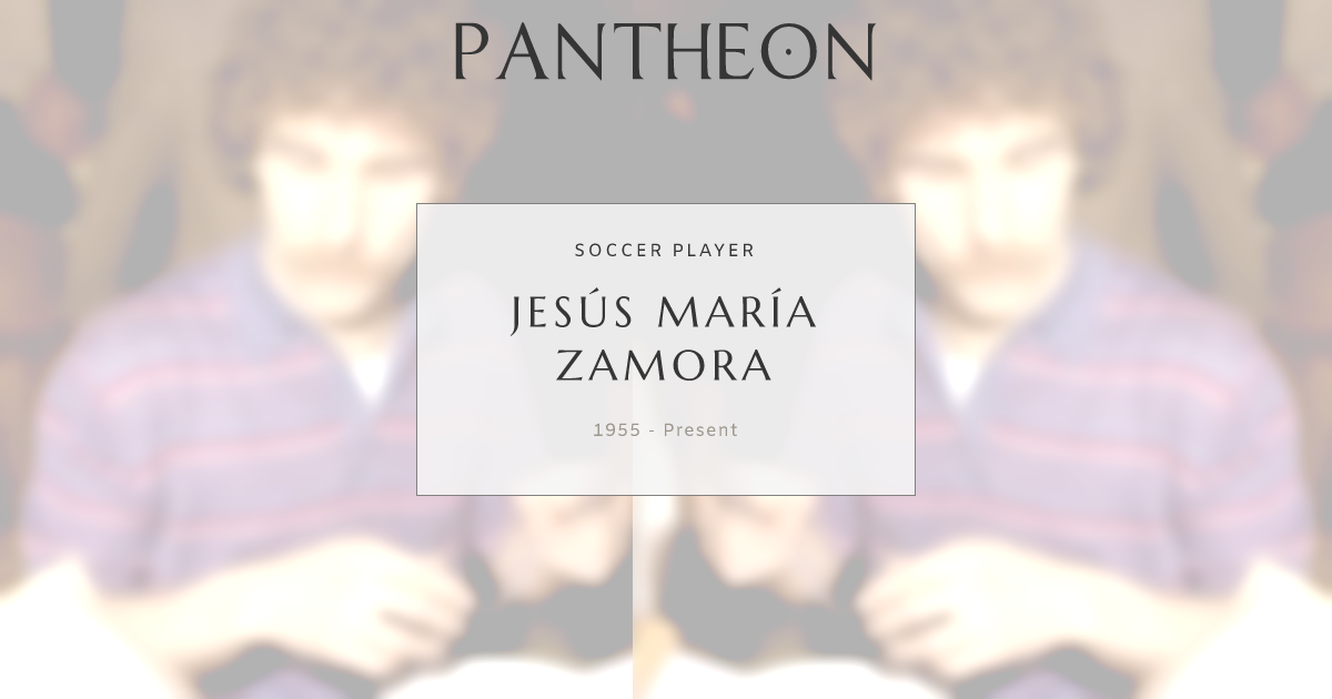 Jesús María Zamora Biography | Pantheon