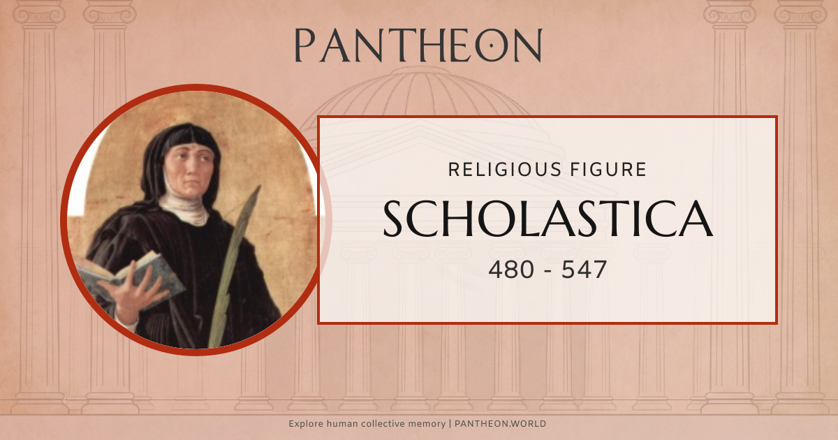 Scholastica Biography | Pantheon